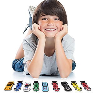 ArtCreativity 25 Pc-Diecast-Toy Car Set, Durable-Diecast-Mini Racers in Assorted Designs, Cool Birthday Party Favors for Kids, Best Birthday Gift for Boys and Girls