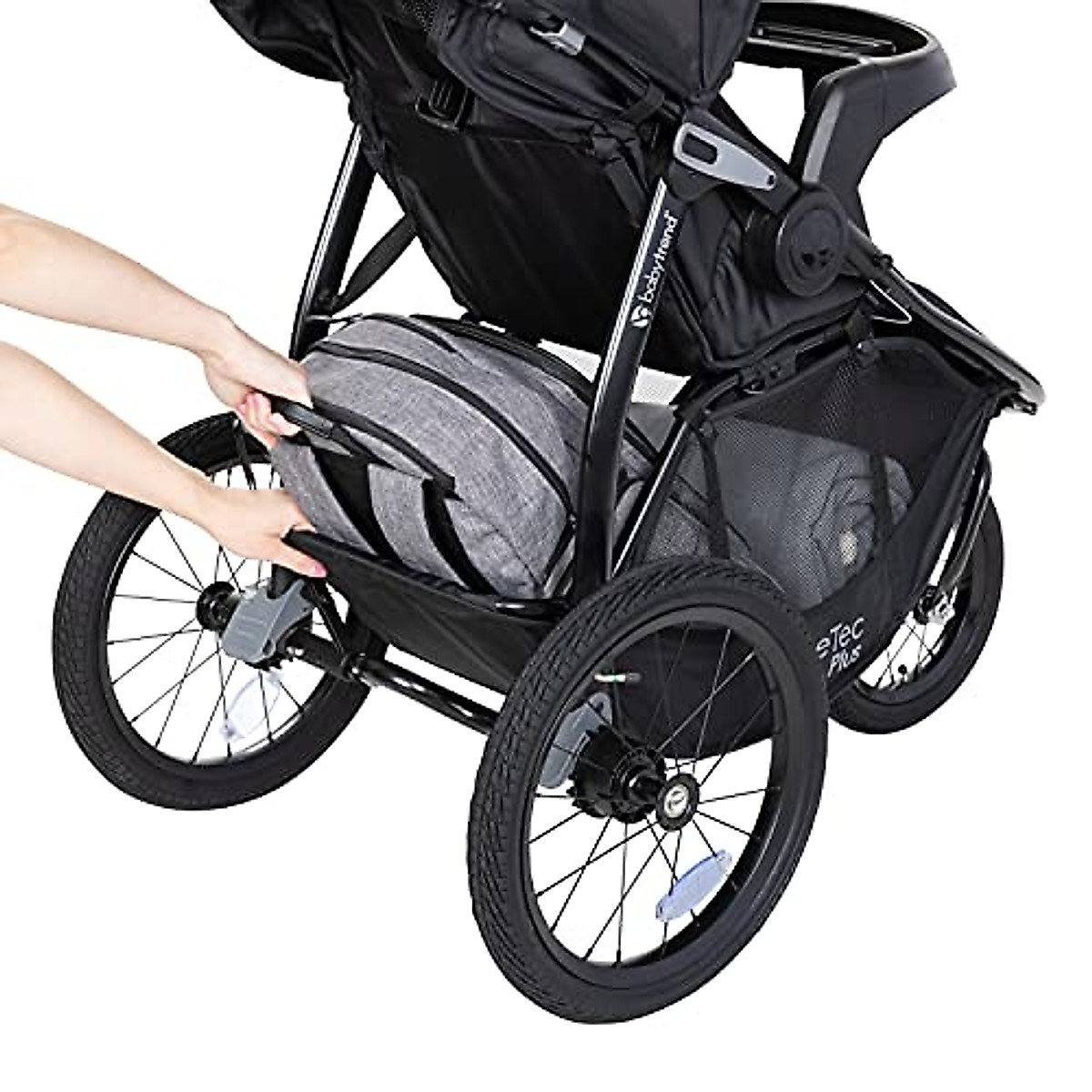 Baby Trend Expedition Race Tec Plus Jogger, Ultra Black