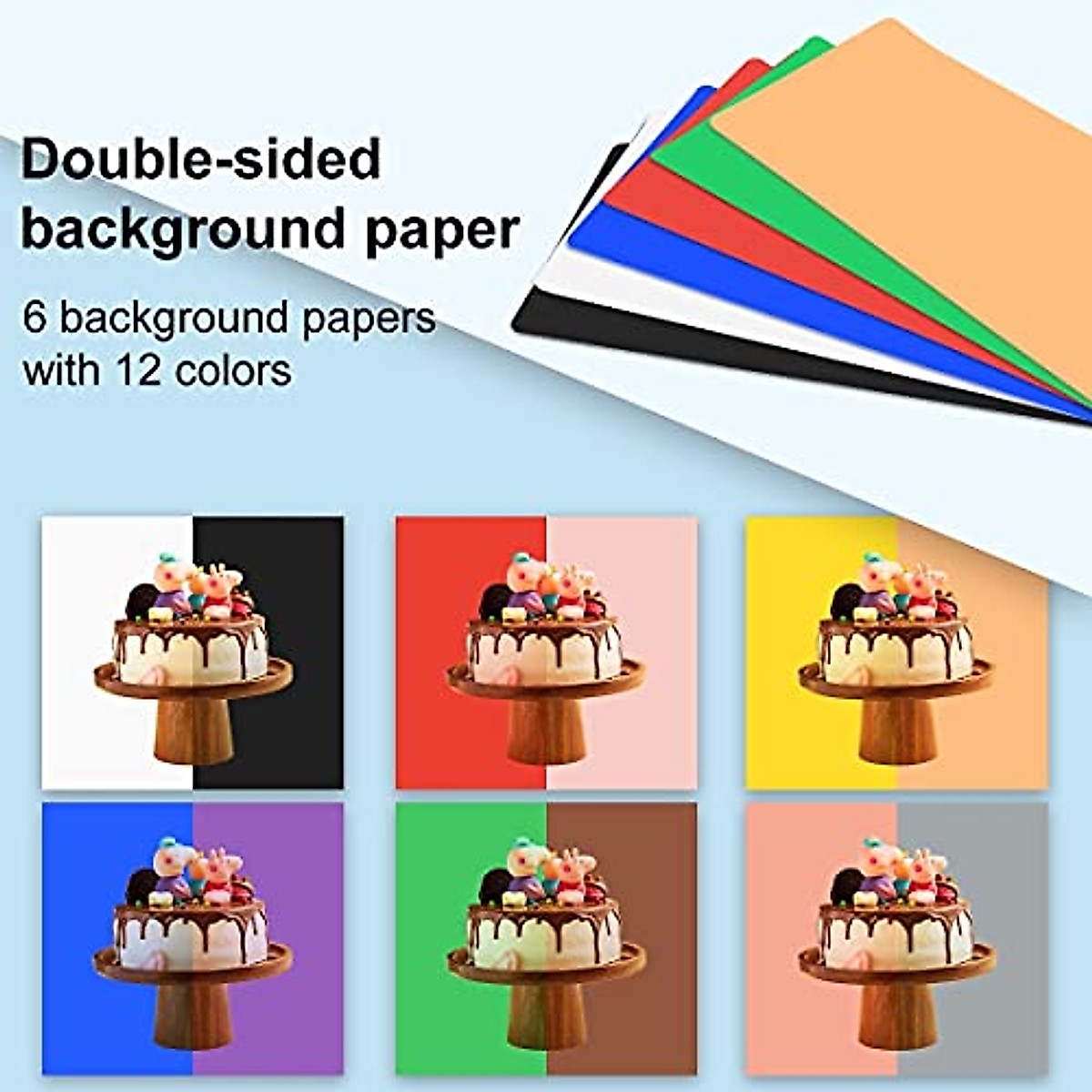 Photo Box 16" x 16" Quick Install Foldable Portable Studio Kit with Soft Light Cloth Professional Photography Equipment Adjustable White Light, Soft Light, Warm Light