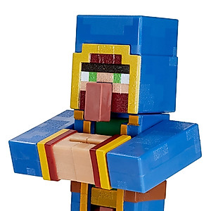 Mattel Minecraft Craft-a-Block 2-Pk, Action Figures & Toys to Create, Explore and Survive, Authentic Pixelated Designs, Collectible Gifts for Kids Age 6 Years and Older