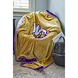 Dormitory 101 Western Carolina University WCU Catamount Premium Quality Plush Fleece Blanket Throw - X Large 60"X80". Fits Queen or Twin XL. Great Gifts!