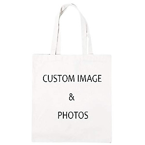Goodbag Personalized Canvas Tote Bag – Add Picture Logo or Text