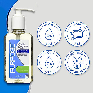 Purpose Gentle Cleansing Wash, 6 oz (Pack of 6)