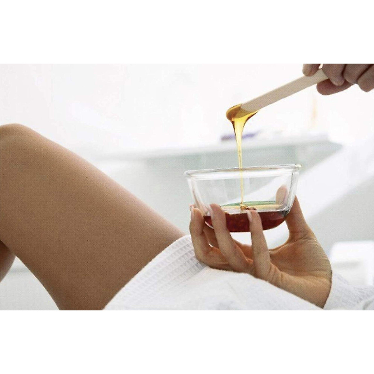 Perforated Roll Non Woven Wax Strips for Sensitive Hard Hair Removal Applicator - Face, Women, Men Body, Leg, Hand, Armpit, Mustache, Eyebrow, Perfect Brazilian Beauty Bikini Wax Paper Waxing Strips