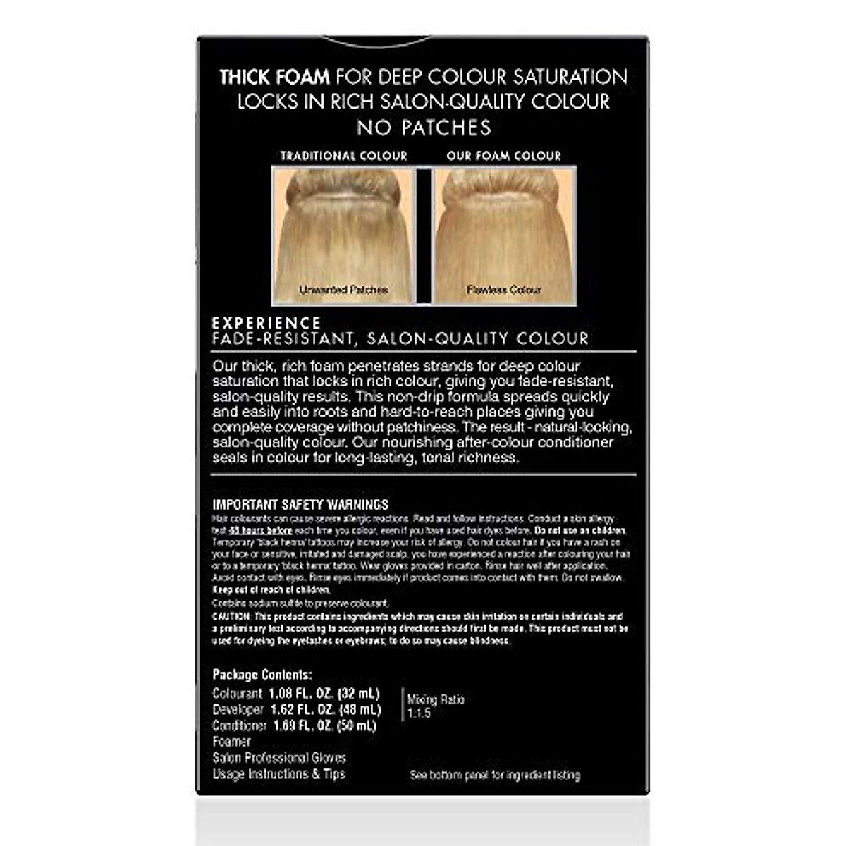 John Frieda Blonde Permanent Precision Foam Hair Color, Blonde Hair Dye, 9N Light Natural Blonde Hair Color Kit, 1 Application