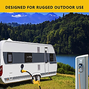 HOZHEM 30 Amp to 30 Amp RV Power Adapter Cord, NEMA TT-30P to L5-30R Generator Adapter Electrical Connector, with Locking Connector Plug, 1.5FT