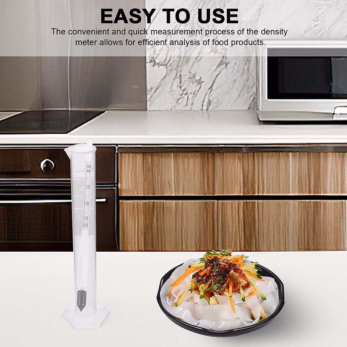 Mobestech Hydrometer Alco-HOL Meter Kit: Hydrometer Alco-HOL Tester Alco-HOL Hydrometer for Li-quor Proofing Distilling 0-35+