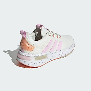 adidas Women's Racer TR23 Sneaker, Off White/Orchid Fusion/Wonder Beige, 9