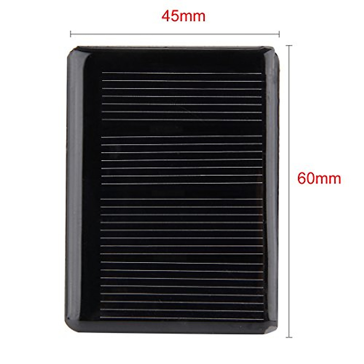 uxcell 5Pcs 2V 120mA Poly Mini Solar Cell Panel Module DIY for Phone Light Toys Charger 60mm x 45mm