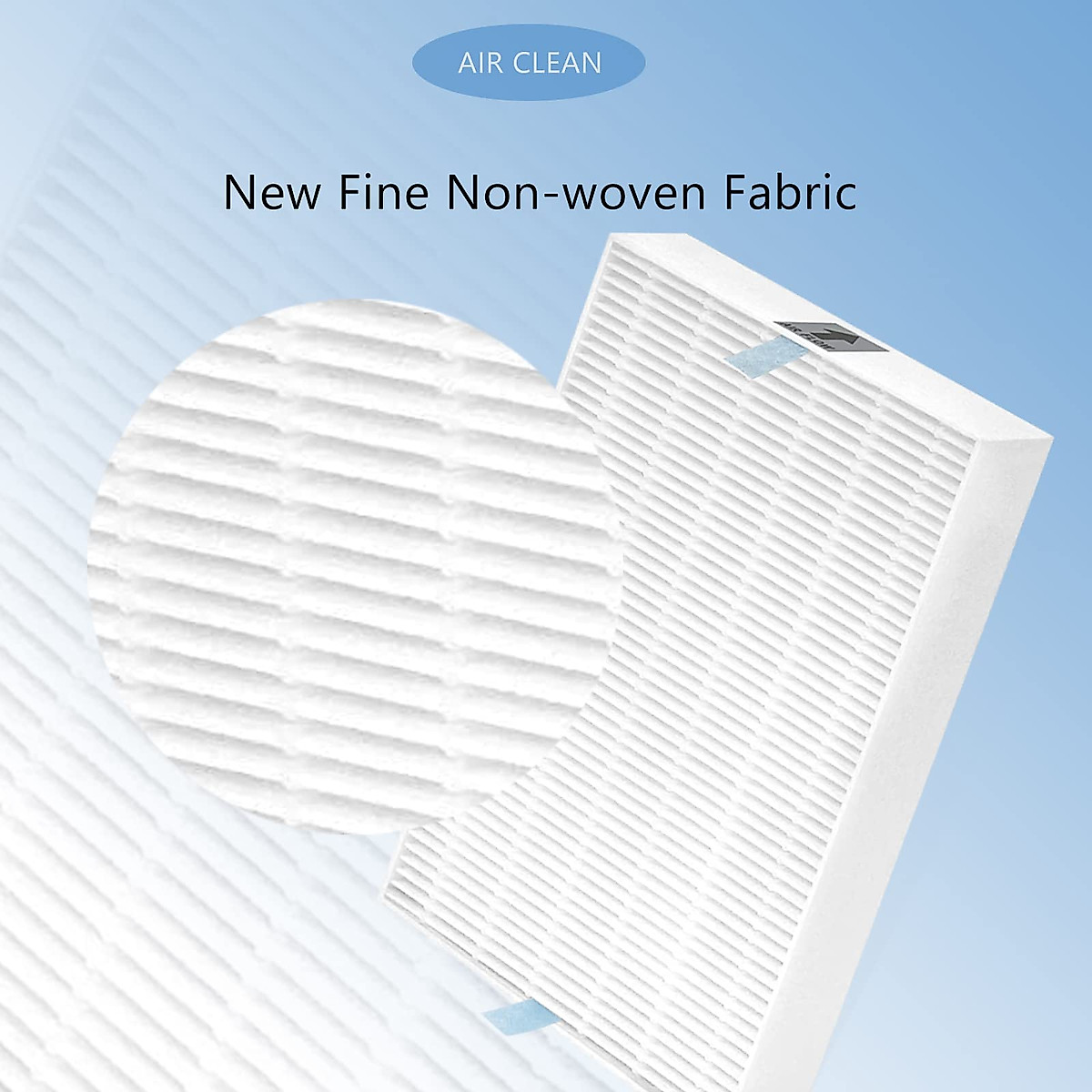 HPA300 Replacement Filters Compatible with Honeywell HA300, HPA300, HPA300VP, HPA304, HPA3300, HPA5300 & HPA8350 Air Cleaner Purifier, Including 3 HEPA Filters R & 4 Activated Carbon Pre-filters A