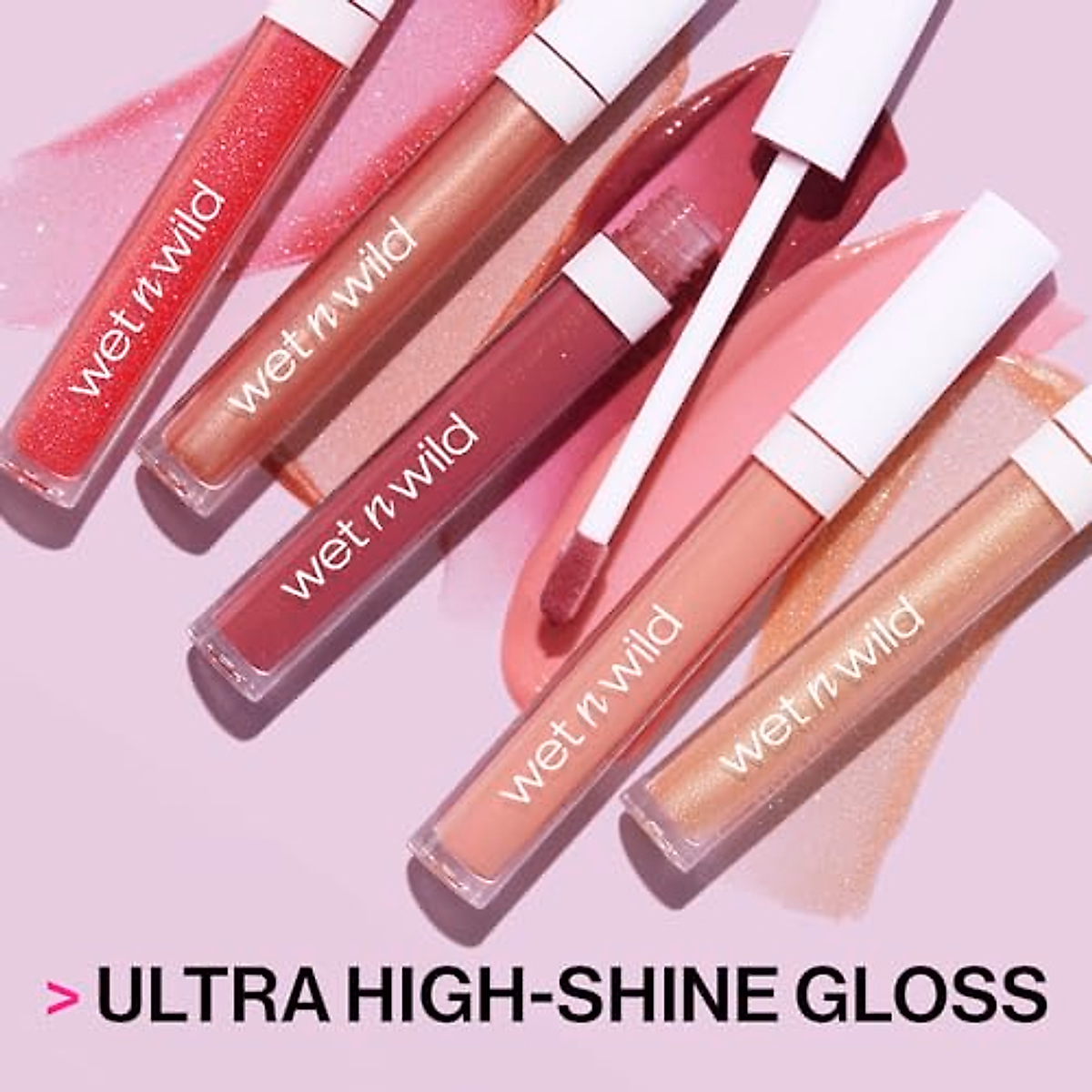 wet n wild Mega Slicks Lip Gloss | Long Lasting | Hyaluronic Acid | High Shine | Champagne Please