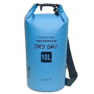 YUMQUA Waterproof Dry Bag Backpack 5L/10L/20L/30L/40L, Roll Top Floating Waterproof Storage Bags for Kayaking, Boating, Swimming, Hiking, Camping and Fishing