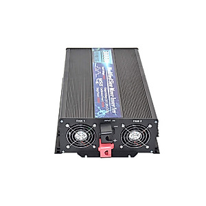 3000W Output Power Inverter with Dual sockets and USB, Modified sine Wave, Input DC12V or DC 24V Output 110V 60Hz. (24V)