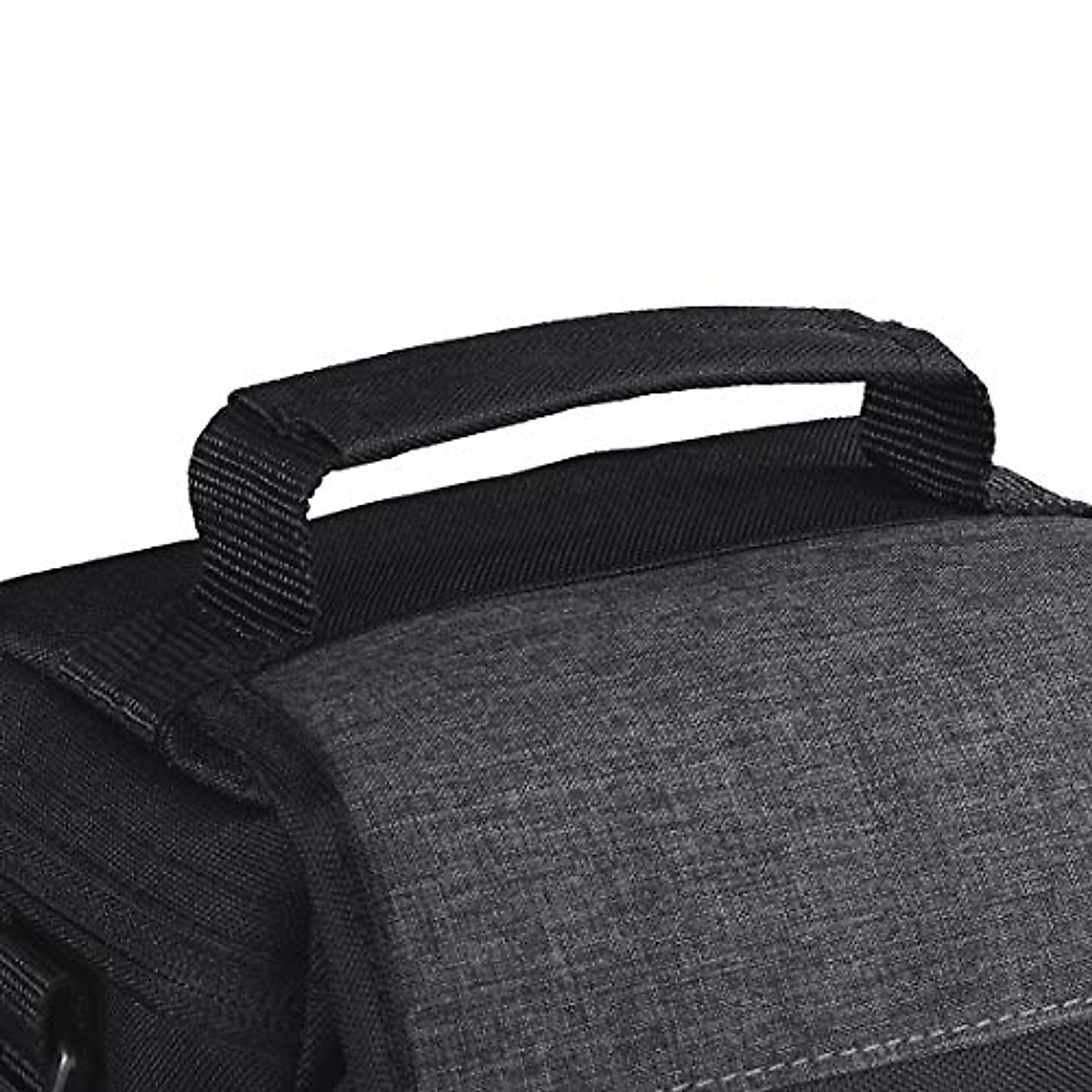 Hama Camera bag Valletta (size 90, compact case, strap, flap with closure, all brands such as Nikon, Canon, Olympus, Sony, …) Black/Red