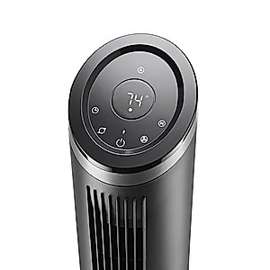 Lasko Apex 42" Tower Fans for Home, 29 ft/s Airflow, Quiet 28 dB on Low, 90° Oscillation, 12 Hour Timer, Air Filter for Hair & Dust, Remote Control, Black, RST200