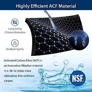 Waterdrop WD-FC-01 NSF Certified 320-Gallon Longer Filter Life Water Faucet Filter & Replacement Filters for ACF Faucet Filtration System