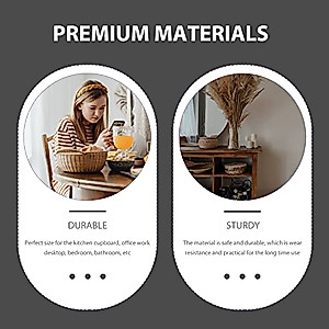 LUOZZY Storage Basket Tabletop Basket No Lid Cotton Rope Woven Table Storage Basket (Black)