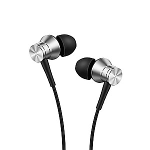1MORE E1009-SV Piston Fit in-Ear Earphones Fashion Durable Headphones with 4 Color Options, Noise Isolation, Pure Sound, Phone Control with Mic for Smartphones/PC/Tablet, Silver