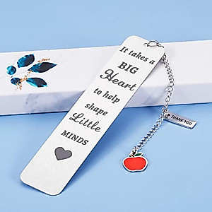 Christmas Gifts for Women Stocking Stuffers Men Bookmark with Chain 2022 Graduation Gifts for Teacher Birthday Valentine Day Present Back to School End of Year from Student Teacher Appreciation