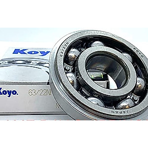 KOYO 63/22NR C3 Ball Bearing with Snap Ring 22x56x16mm Same Day Shipping