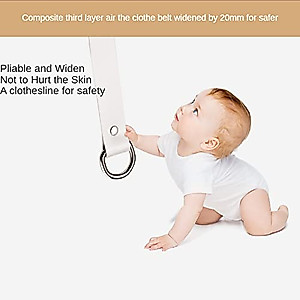 Wakatipu Retractable Clothesline, Indoor Outdoor Clothes Line， Automatic Retractable Clothesline with Fixed Hanging Hole13.8ft. Can Bear 44lb,Adjustable,Hanging Lock to Prevent Sagging (Standard)