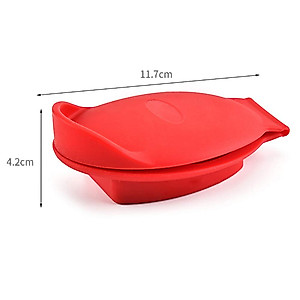 DOITOOL Oyster Shucking Clamp Silicone Oyster Holder Easy Oyster Opener Cooking Mitts Pinch Grips for Shell Hand Guard Opening Tool
