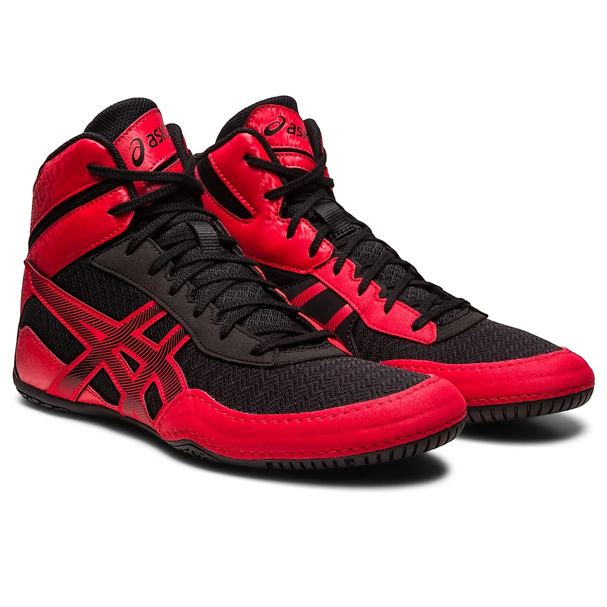 ASICS Men's MATCONTROL 3 Wrestling Shoes, 10.5, Black/Classic RED