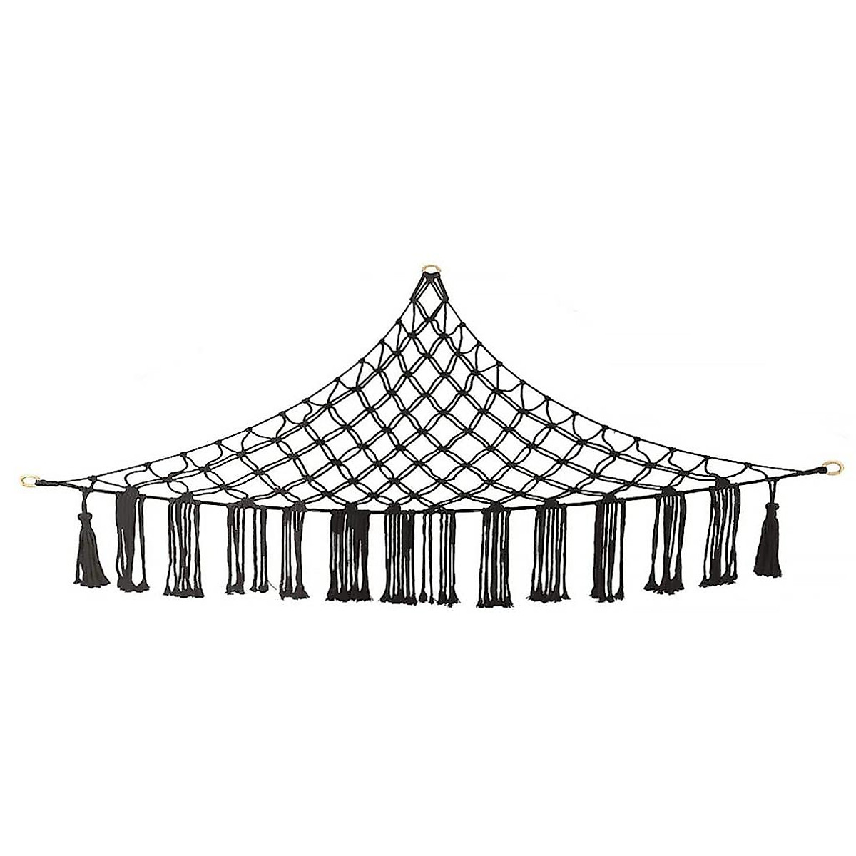 Exercise Ball Holder,Corner Hanging Storage Net or Hammock for Fitness Ball,Balance Ball Organizer, Yoga Ball Rack,Pregnancy Stability Ball Swiss Balance Ball for Yoga Studio and Gym Black, 150x100cm