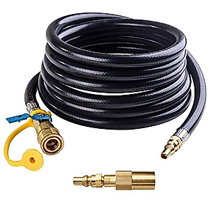 SHINESTAR 12FT RV Quick Connect Propane Hose Kit, Fit for Coleman Roadtrip LX, LXX, LXE