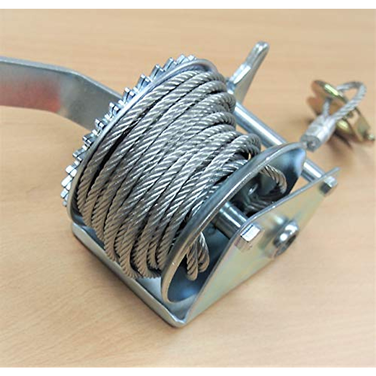 600 LB H.D. Hand Winch Gear Steel Cable ATV Towing Trailer Boat (1)