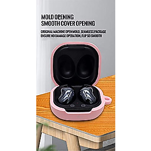 3D Fruit Headphones Case Compatible with Samsung Galaxy Buds Live(2020) Silicone Case with Lovely Accesories Kids Teens Girls Women Funny Kawaii Cover for Galaxy Buds Pro(2021) (Red Strawberry)