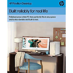 HP 2022 TP01 Pavilion Business Desktop Intel 12-Core i7-12700 32GB RAM 1TB PCIe SSD 1TB HDD AMD Radeon RX5500 4GB GDDR6 HDMI 2xDP USB-C WiFi AX BT RJ-45 Windows 11 Pro w/RE USB