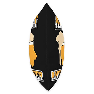 Iowa State Map USA Flag Beer Drinking Fun Funny Beer Distressed Iowa State Map Throw Pillow, 16x16, Multicolor