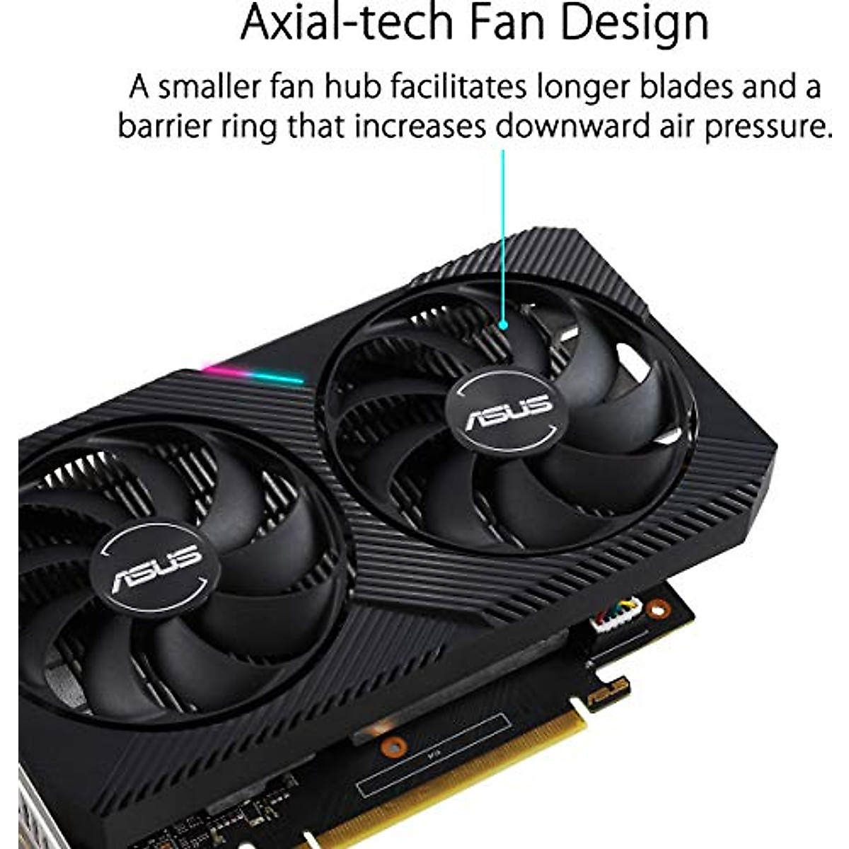 ASUS Dual NVIDIA GeForce GTX 1650 Mini OC Edition Gaming CSM Graphics Card (PCIe 3.0, 4GB GDDR6 Memory, HDMI, DisplayPort, DVI-D, for Intel NUC 9 Extreme Kit, Intel NUC 9 Pro Kit, and Small Chassis)