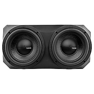 DS18 SLG-UDSD6LD Polaris Slingshot Under Dash Enclosure with Subwoofers - 2 x 6.5 Subwoofer 600W RMS 1200W Max Power - Loaded Speaker Bass Box for Slingshots 2015+