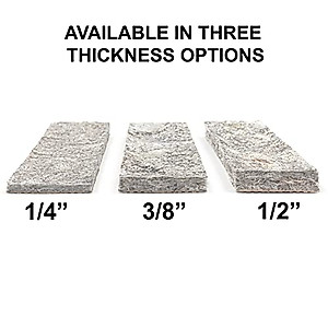 Mohawk Home Dual Surface Rug Pad Utility Solid Grey Rug Pad, 1/4" Thick (2' x 16')