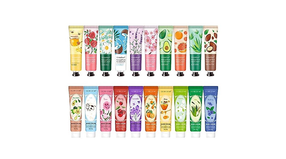 20 Pack Hand Lotion Gift Set - Moisturizing Travel-Size Hand Creams