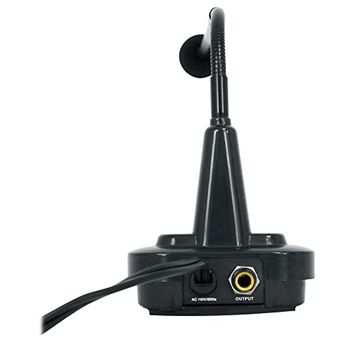 Rockville CH-MIC70 Push to Talk Commercial Gooseneck Paging Microphone w/Chimes