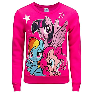 My Little Pony Girls Long Sleeve Sweatshirt and Pants Set for Little and Big Kids