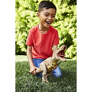 Mattel Jurassic World Epic Roarin’ Tyrannosaurus T Rex Large Action Figure, Primal Attack Feature & Sound, Realistic Shaking