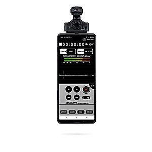 Zoom Am7 Stereo Microphone for Android, Mid-Side Stereo, Rotatable Capsule for Alignment with Camera, for Recording Audio for Music, Videos, Interviews, and More