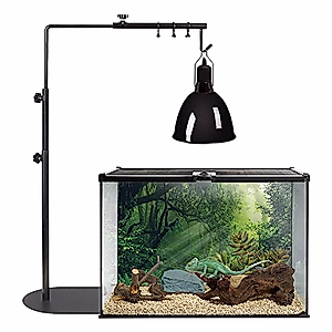 Insfashble Adjustable Heat Lamp Holder Black