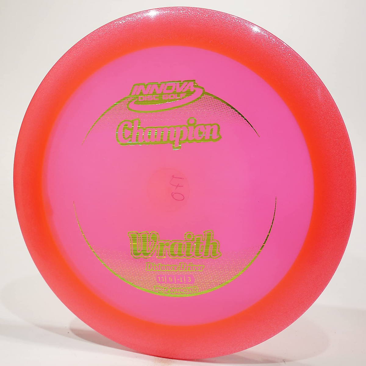 Innova Wraith (Champion) Driver Golf Disc, Pick Weight/Color [Stamp & Exact Color May Vary] Pink 173-175 Grams