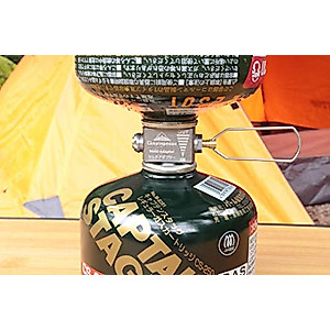 camping moon CAMPINGMOON Isobutane/Butane to Propane Gas Refill Adapter EN417 Lindal Valve 16oz/1Lb Small Propane Tank (Gas Fuel not Included) Z11/Z15+Z22