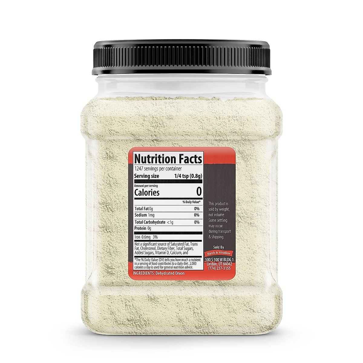 Birch & Meadow 2.2 lb Onion Powder, Kitchen Essential, Soups & Sauces