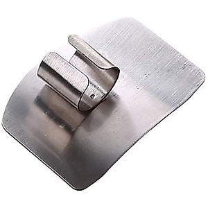ReNext 2-PACK Stainless Steel Finger Guard for Slicing & Cutting Protector to Avoid Accidents when Chopping and Dicing Useful Kitchen Tool Gadget