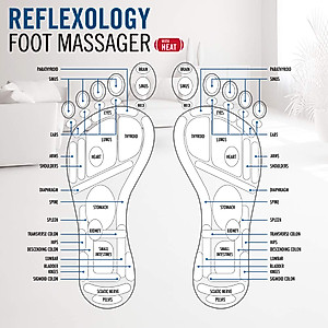 Daiwa Felicity Foot Massager Machine - Shiatsu Foot Massager with Heat and Kneading Motion Helps Relax and Rejuvenate Sore Feet - Can Relieve Pain Associated with Plantar Fasciitis and Neuropathy