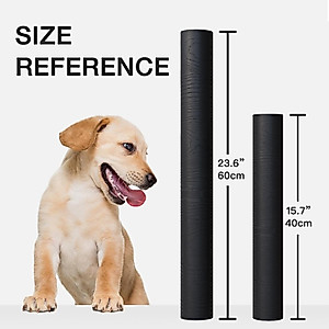 Oxdigi Black Wood Contact Paper - 23.6 x 196 Inches - Self-Adhesive, Removable and Waterproof - Ideal Peel and Stick Wallpaper for Cabinet, Countertop, Desktop, Rental Property, Kitchen