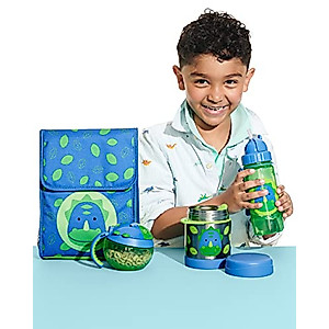 Skip Hop Toddler Sippy Cup with Straw, Zoo Straw Bottle 13 oz, Dino