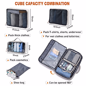 LOVEVOOK Carry on Backpack, 45L Large Travel Backpack for Women Airline Approved, Expandable Large Suitcase Backpacks With 4 Packing Cubes, Aer Travel Pack 3, Water Resistant Weekender Bag